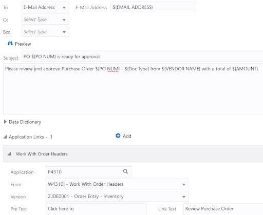 The Complete JDE Orchestrator Guide Part 10: Notifications and Messages